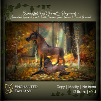 Second Life Marketplace - Enchanted Fall Forest ~ Baywood